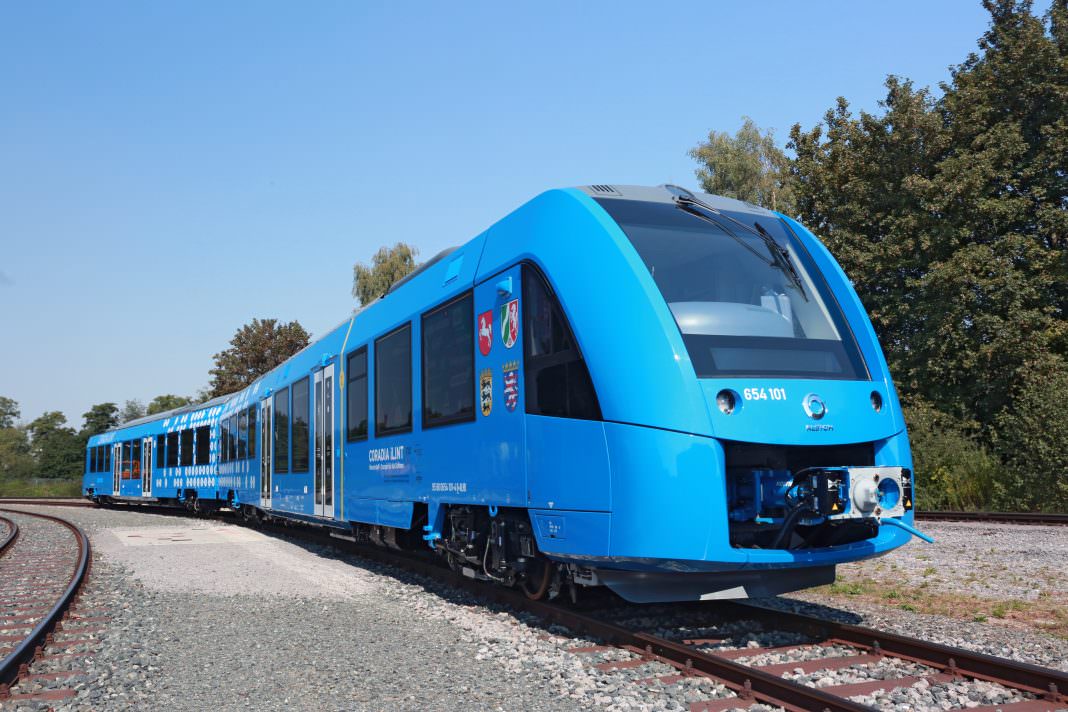 Hydrogen fuel cell train completes first test run - Rail UK
