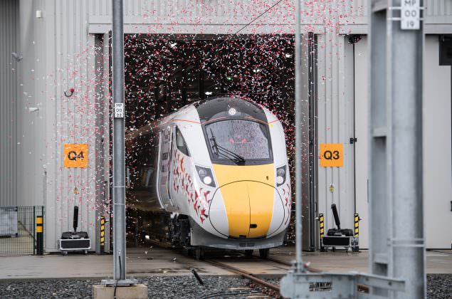 First British-built Class 800 unveiled - Rail UK