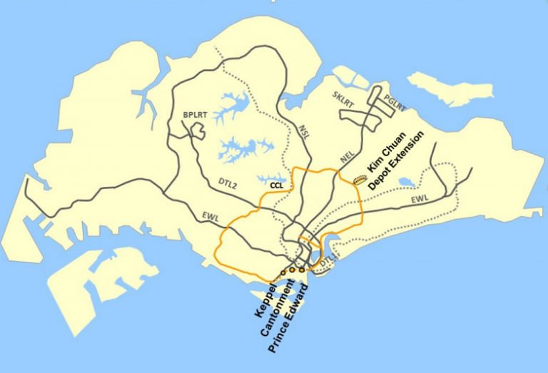 Singapore's Circle Line extension civils contracts awarded - Rail UK