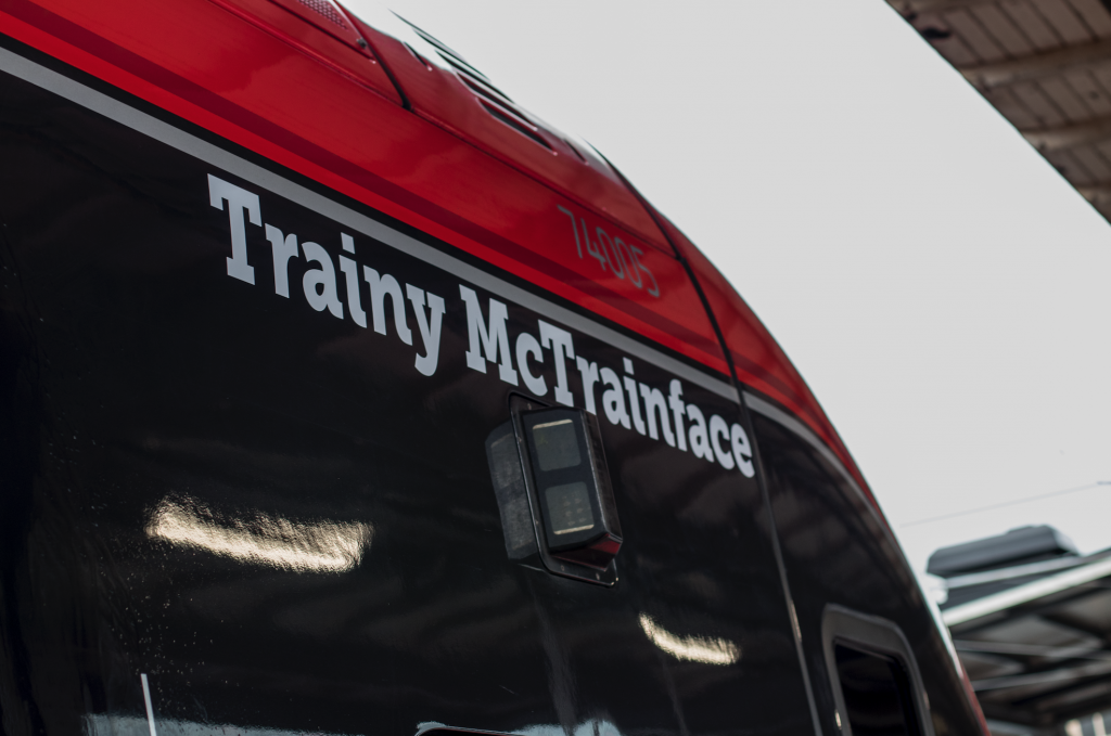 Meet the new addition to MTR Express' fleet: Trainy McTrainface - Rail UK