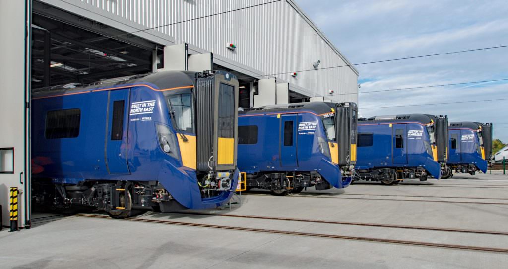 Hitachi rolls out first UK-built Class 385 - Rail UK