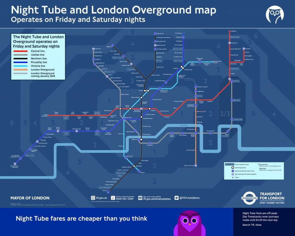 Details of London Overground night services released - Rail UK