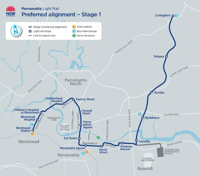 Consortia shortlisted to build and operate Parramatta Light Rail - Rail UK