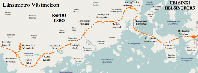 Helsinki metro opens western extension - Rail UK