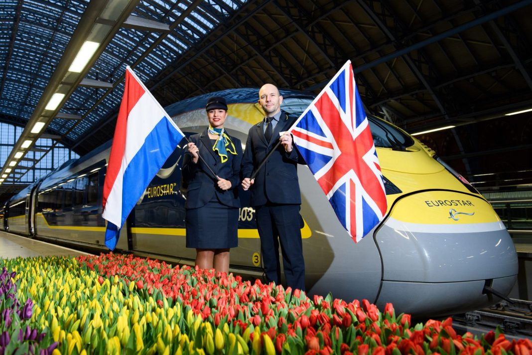Eurostar's first direct service to Amsterdam launched in London - Rail UK