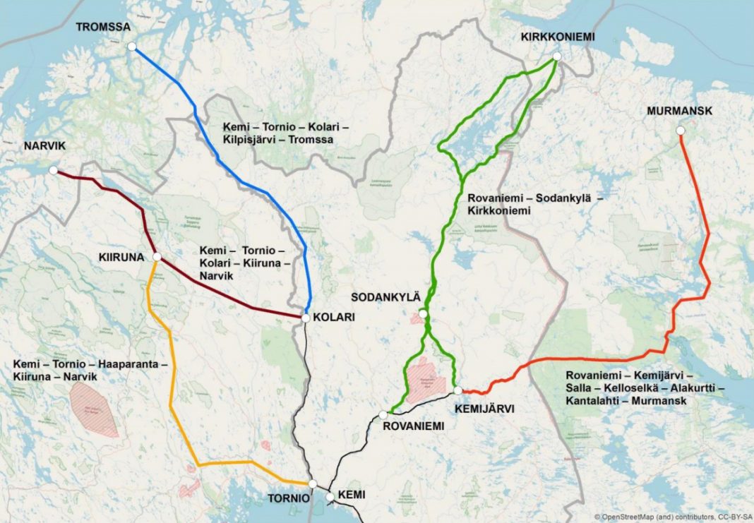 Potential route of €2.9bn Arctic rail line to be scrutinised after ...
