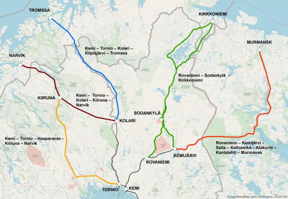 Potential route of €2.9bn Arctic rail line to be scrutinised after ...