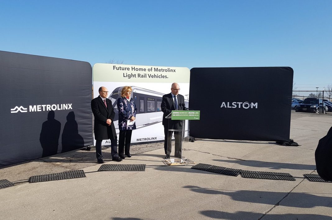 Alstom opens new LRV assembly site in Canada - Rail UK