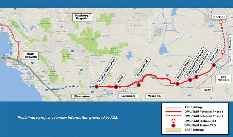 Plans for California's BART-ACE rail connection progress - Rail UK