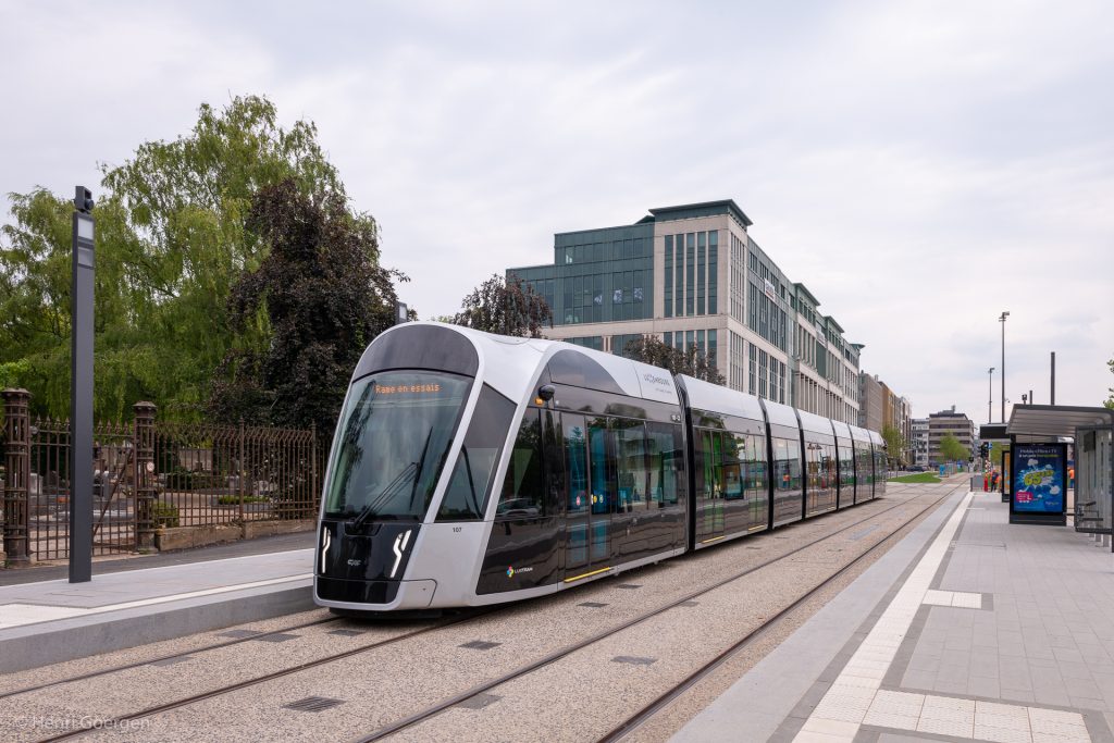 Luxtram opens phase two to Stäreplaz-Etoile - Rail UK