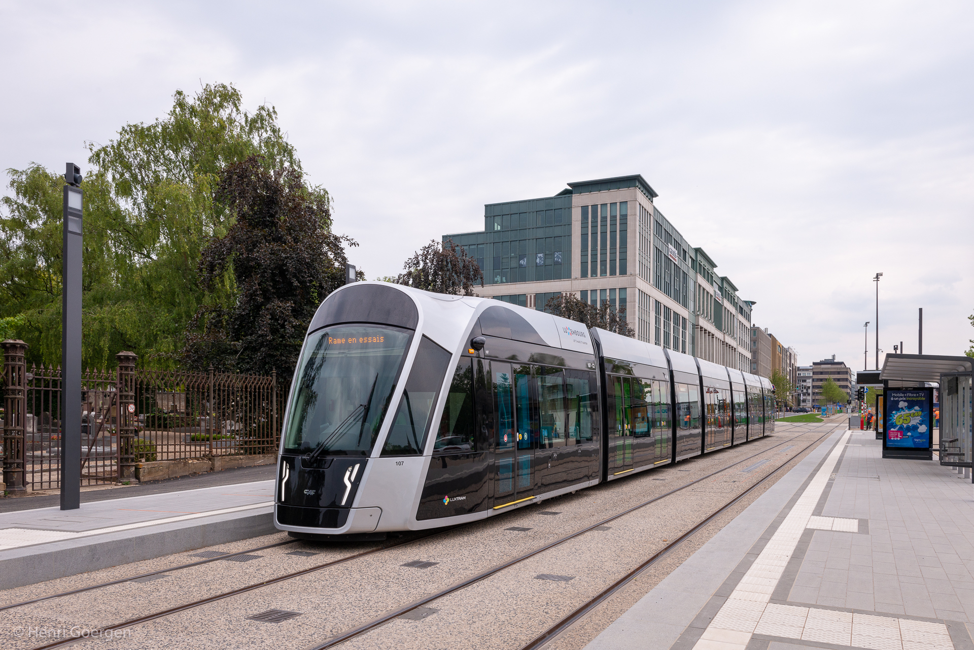 Luxtram opens phase two to Stäreplaz-Etoile - Rail UK