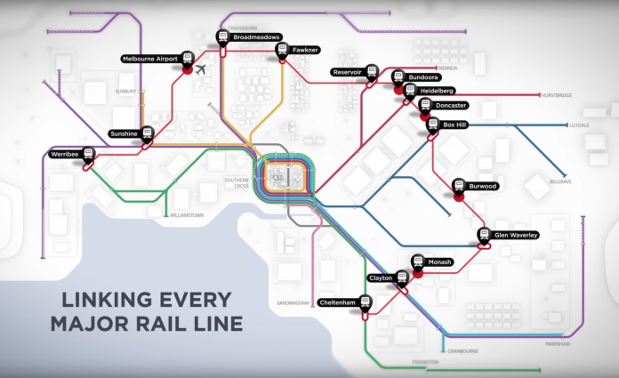 Victorian government vows to build mammoth Melbourne rail loop - Rail UK