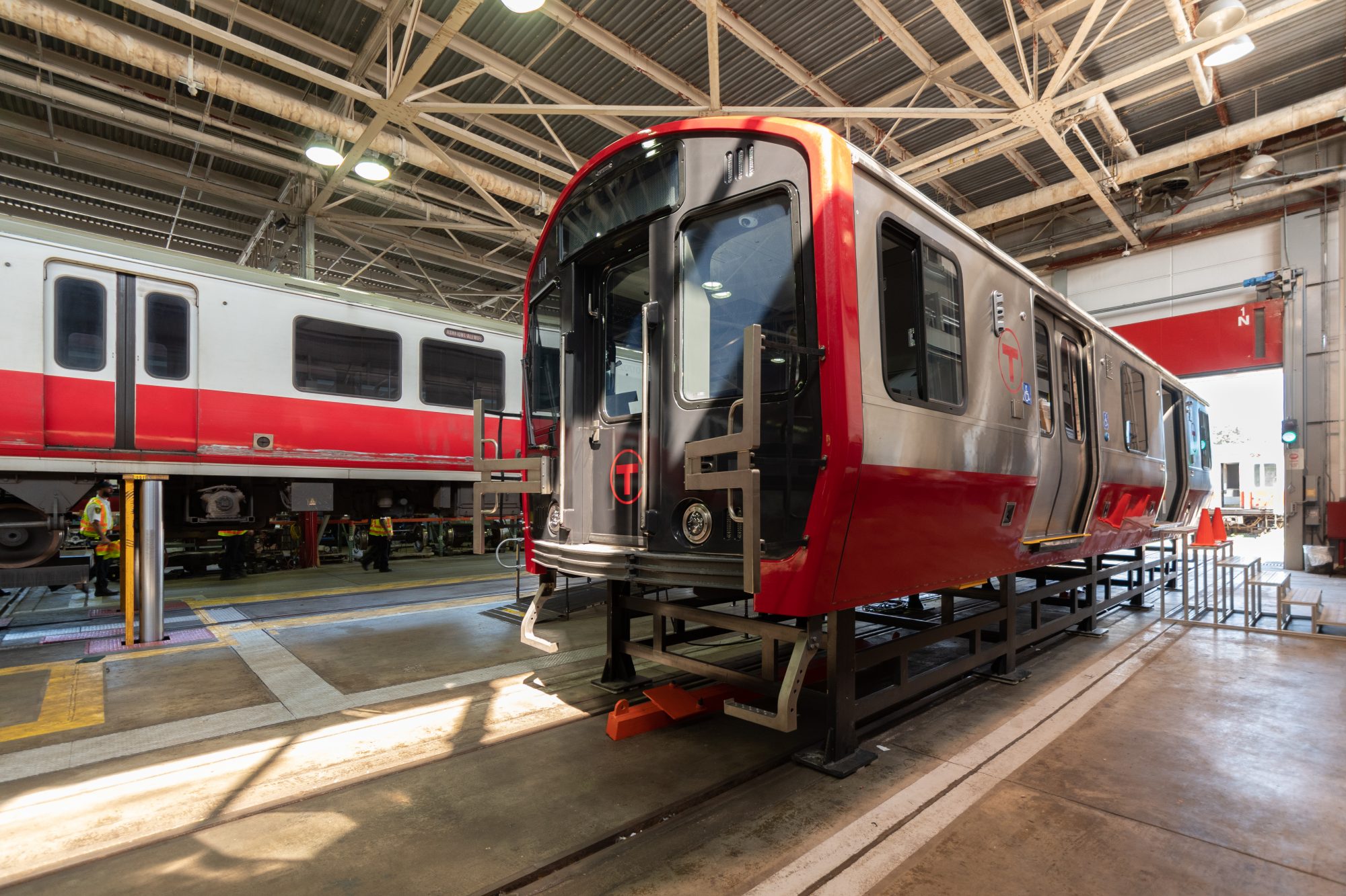 MBTA reveals Red Line train mock-up - Rail UK