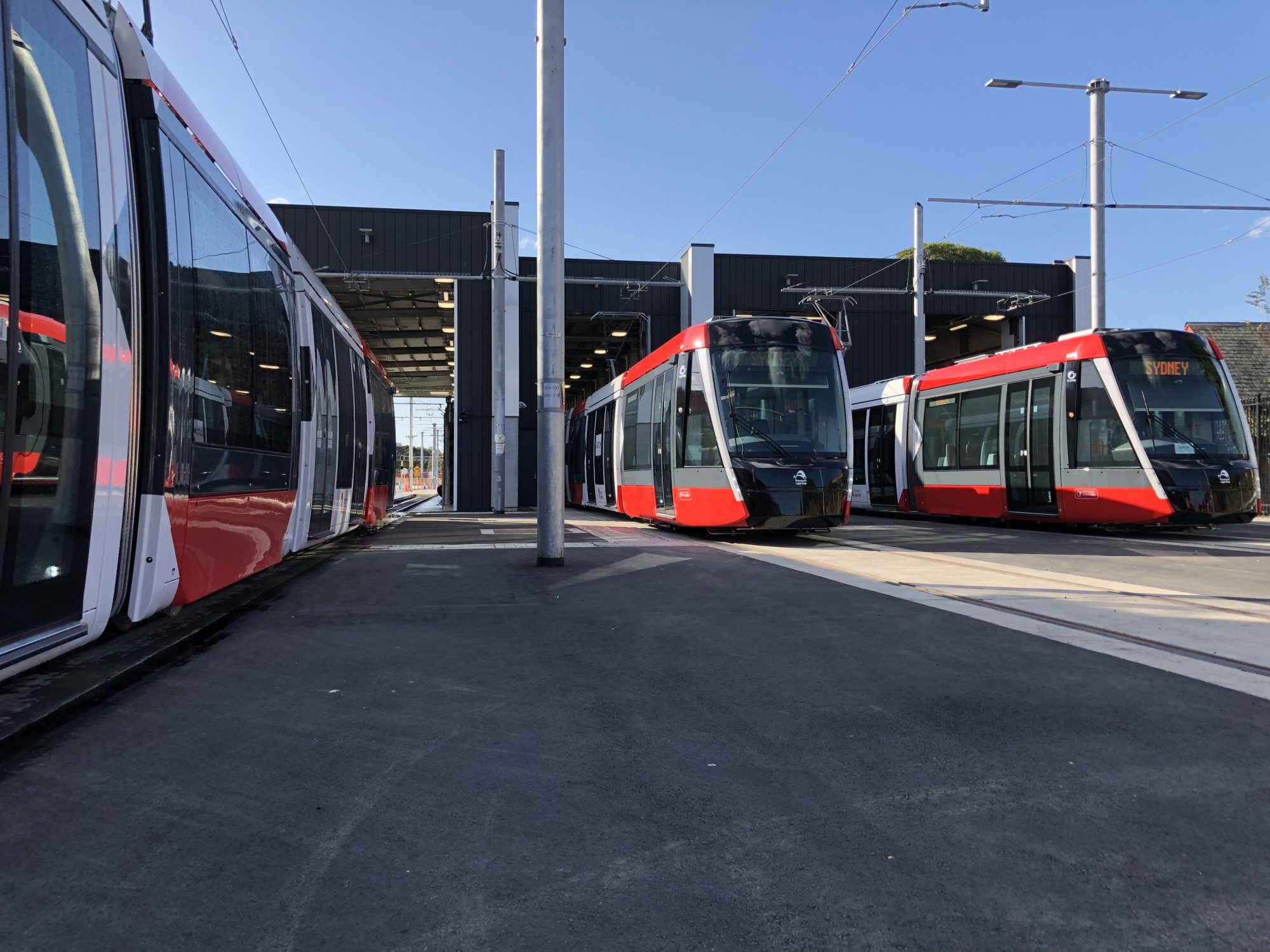 Sydney opens new light rail maintenance depot - Rail UK