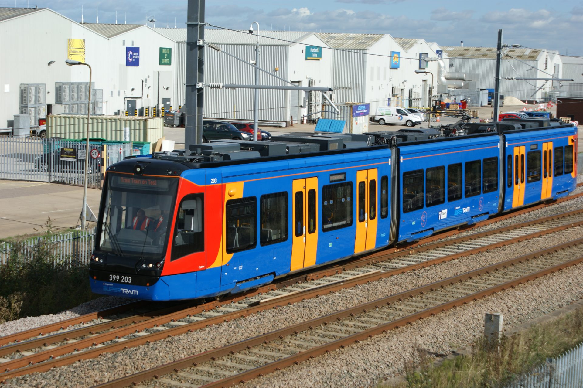 First UK tram-train service launched - Rail UK