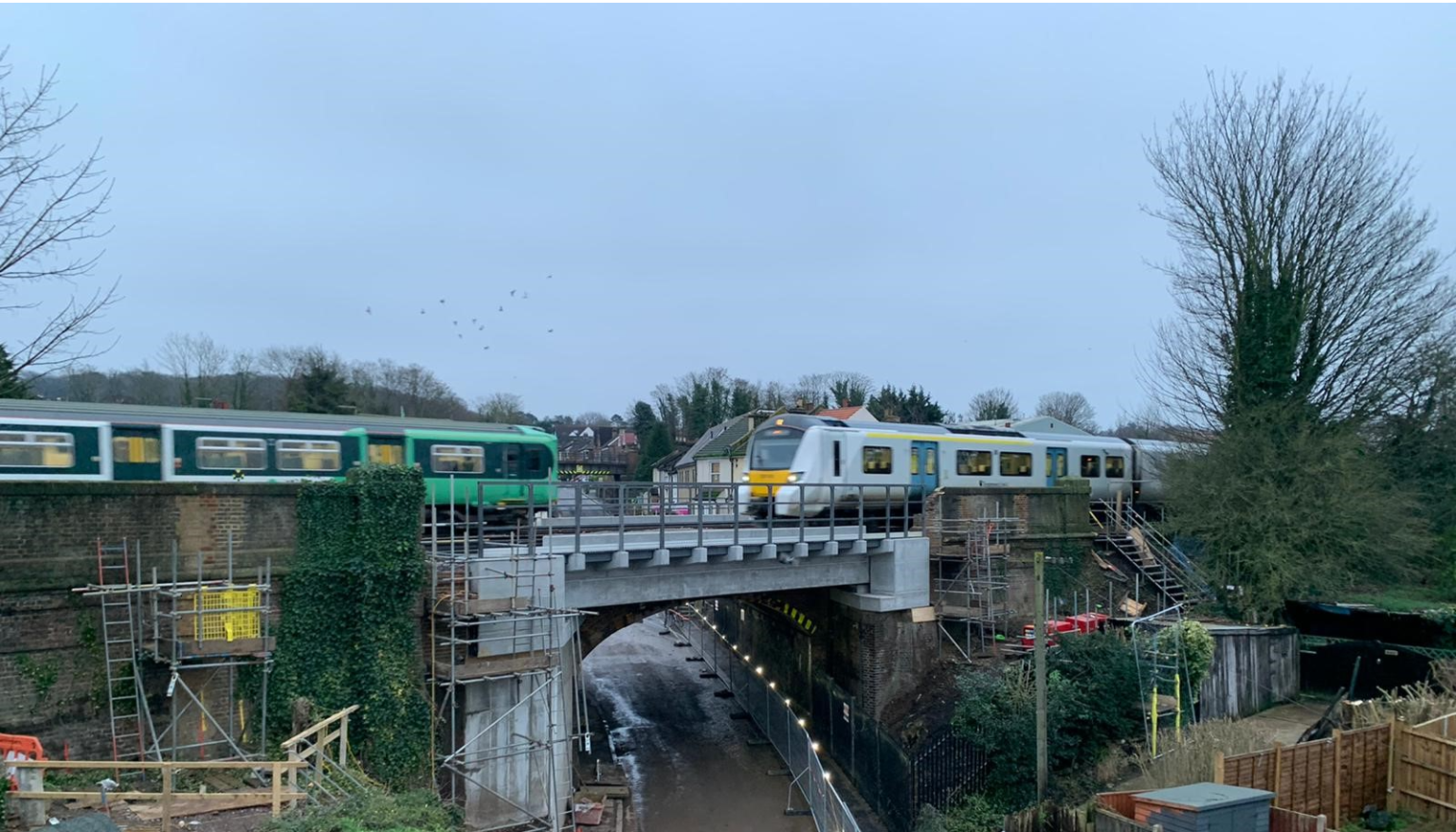 Successful Christmas engineering works in south London and Sussex - Rail UK