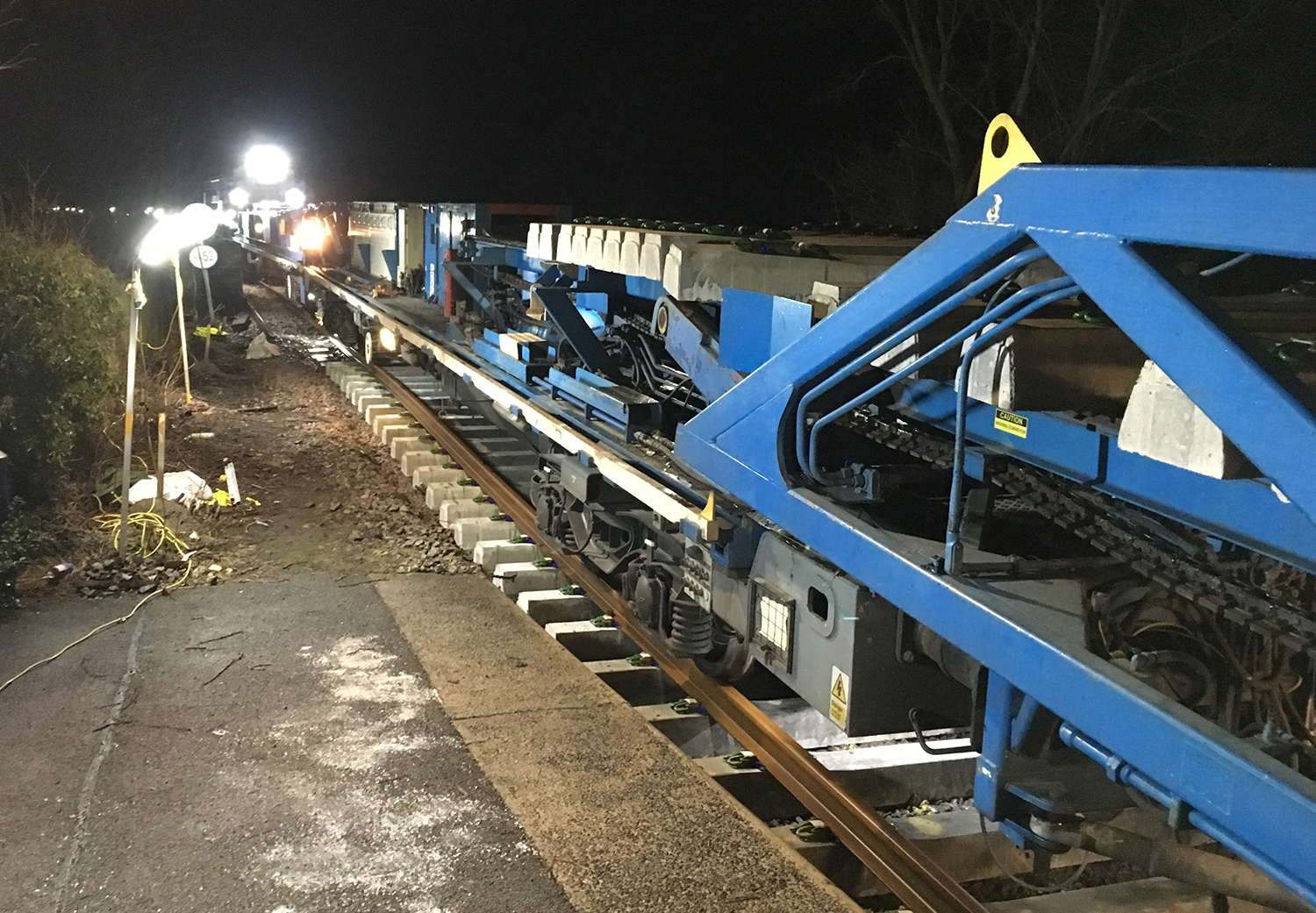 Network Rail teams battle wintry weather to upgrade 1940’s track on Esk ...