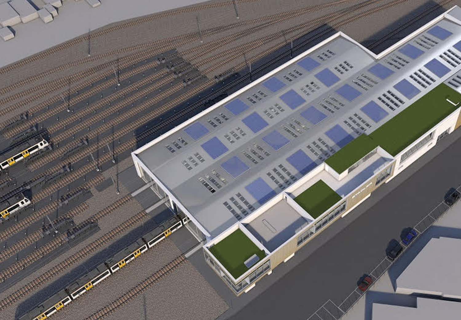 Work starts on the Tyne and Wear Metro’s new train depot - Rail UK