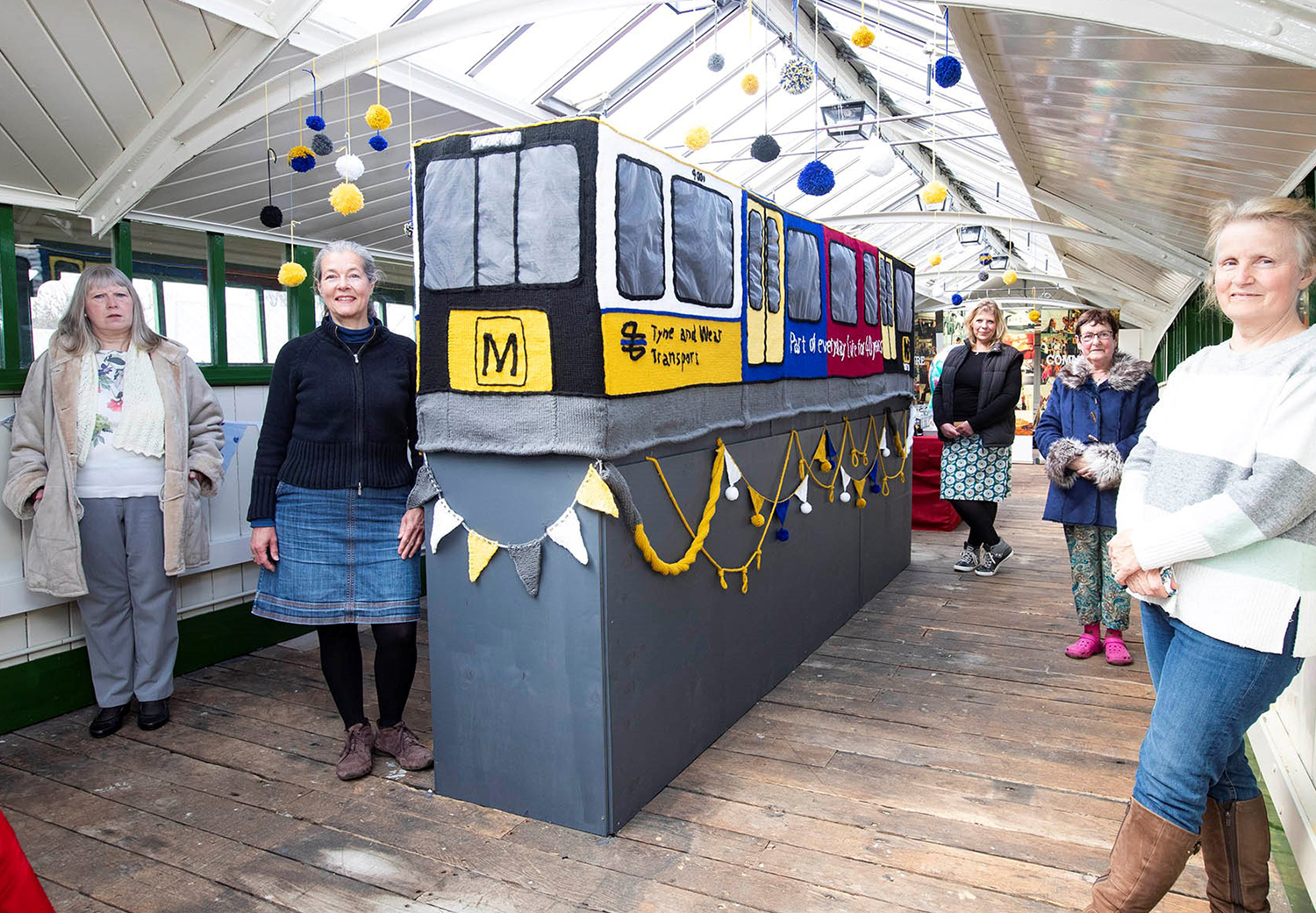Knitters use their wool power to mark Metro’s 40th year - Rail UK