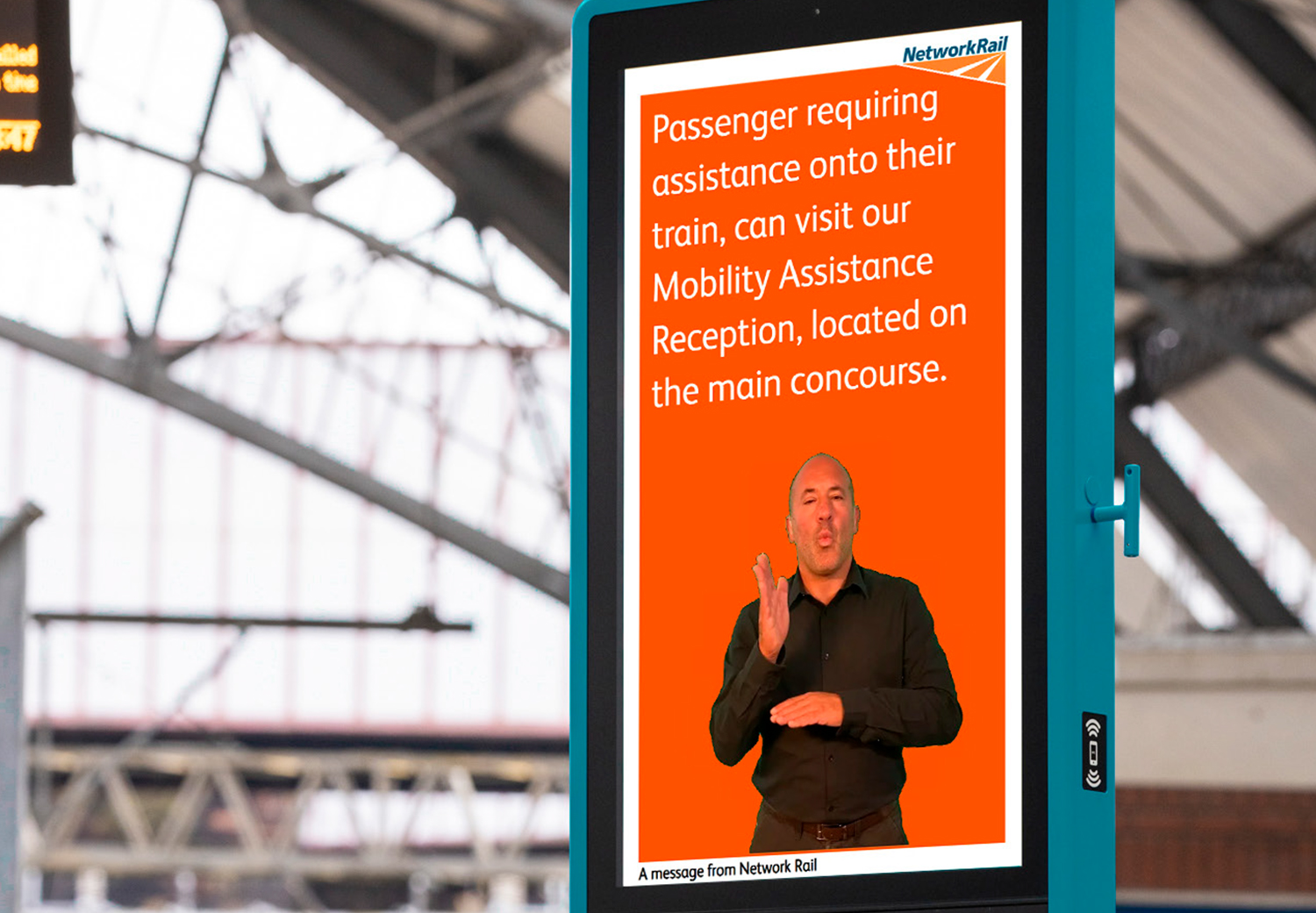 UK rail first in-screen British Sign Language interpreters launch at ...