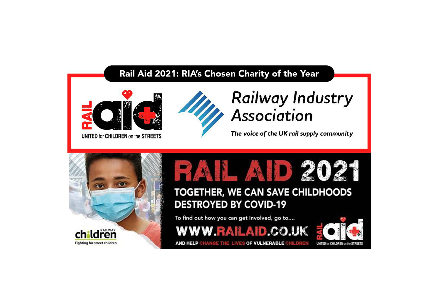 Railway Children’s Rail Aid named Railway Industry Association’s ...