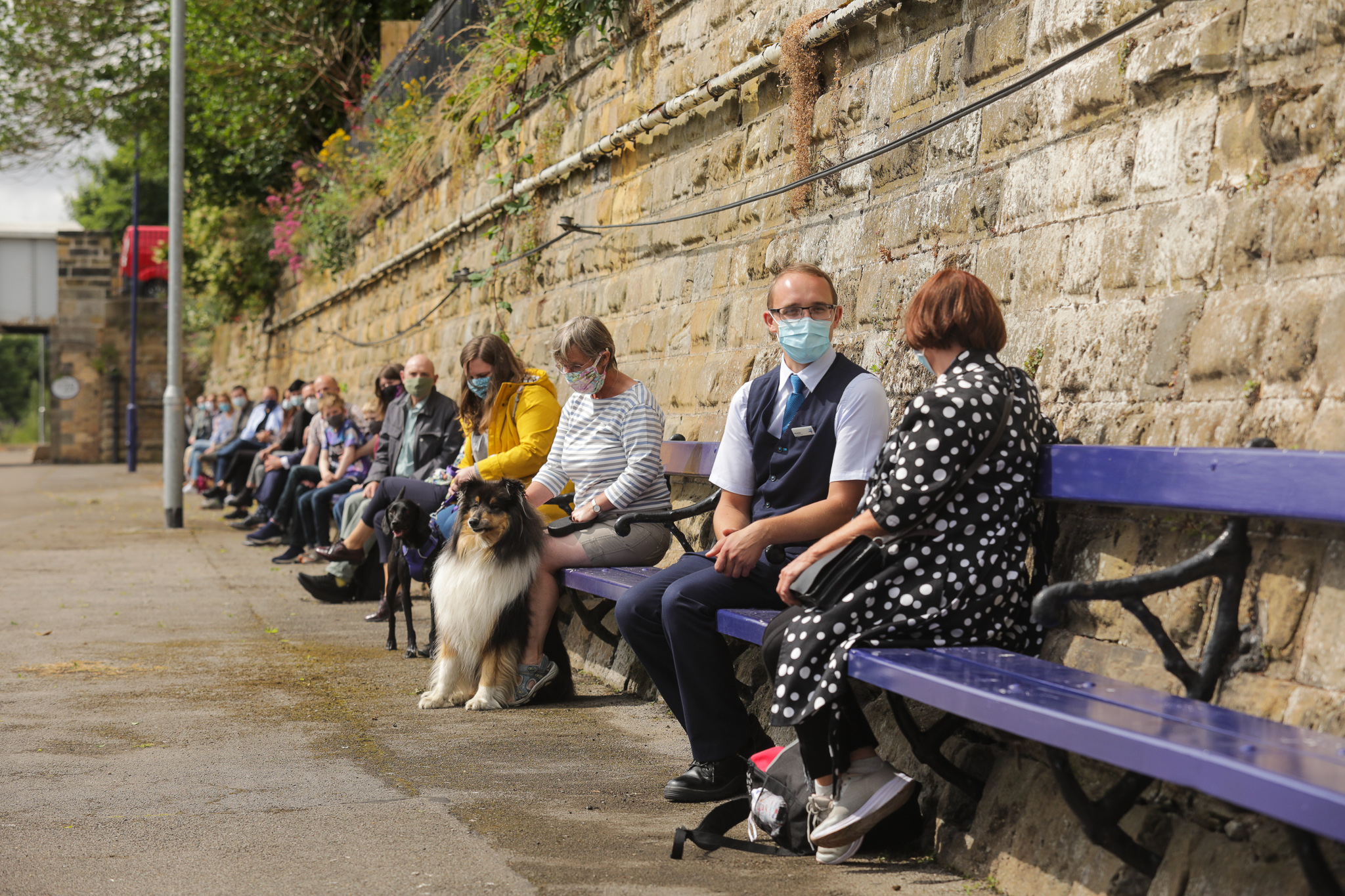 World's longest railway bench gets chatty in fight to end loneliness ...