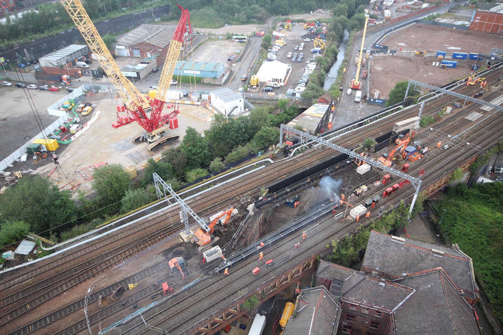 Major bridge reconstruction work starts in Manchester – passengers ...
