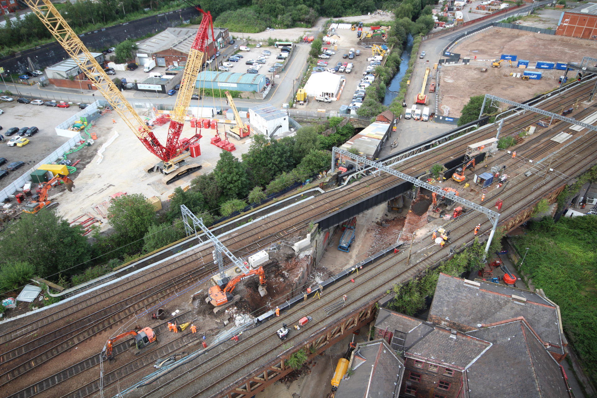 Major 16-day railway overhaul completed in Manchester as part of the ...