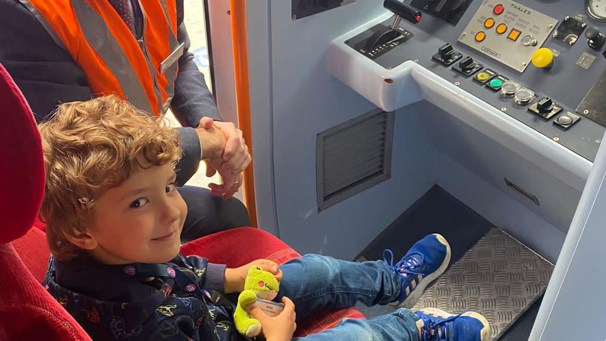 Network Rail and South Western Railway grant five year old Finchley boy ...