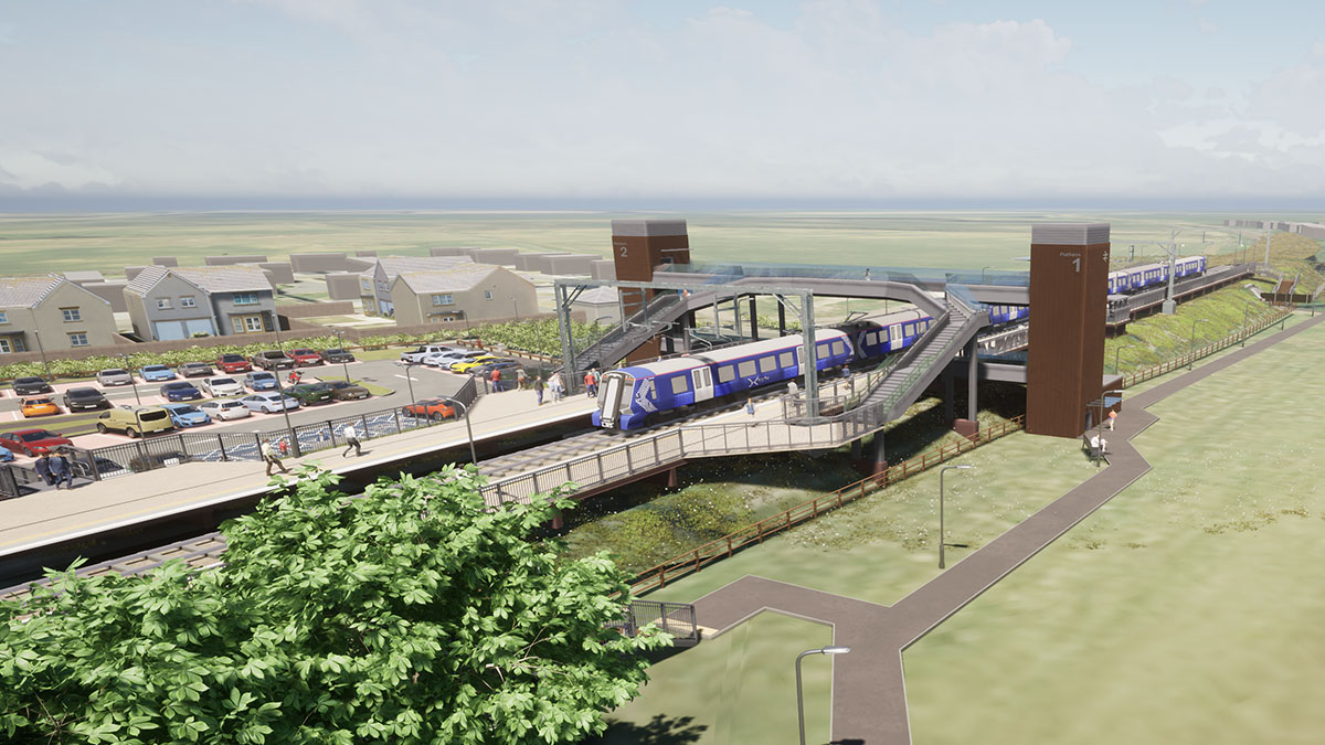Site set-up underway on East Linton station development - Rail UK