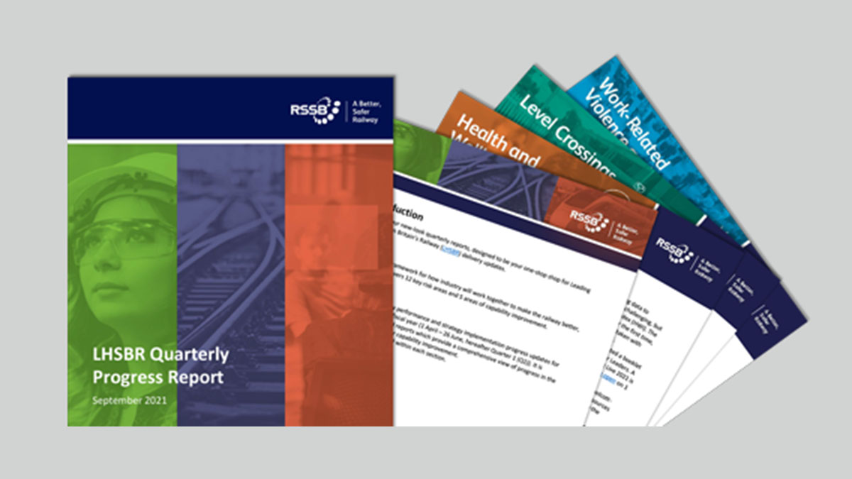 RSSB: LHSBR Quarterly Progress Report - Rail UK