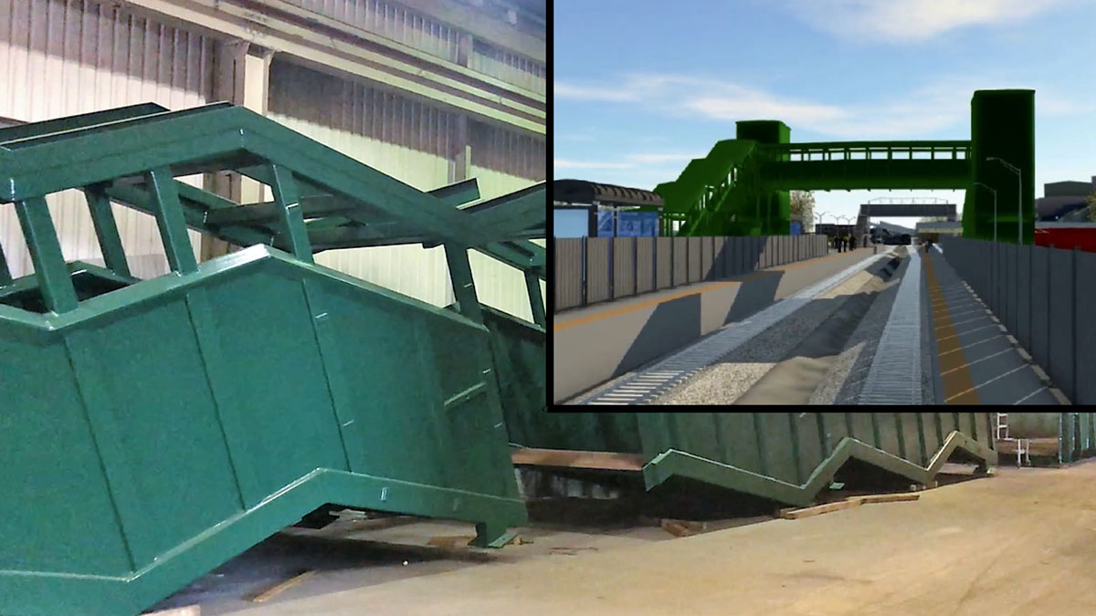 First look at Barry Station’s brand-new lifts and footbridge as ...