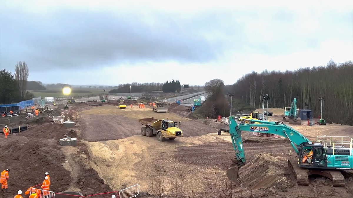 HS2 releases striking new time-lapse video of work for UK’s first ‘box ...