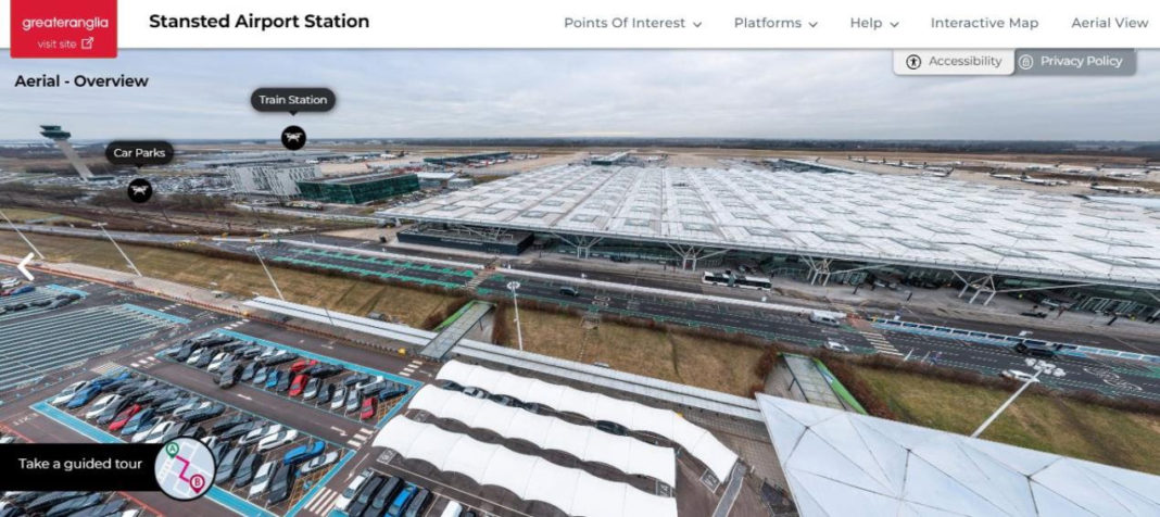 Online virtual tour of Stansted Airport’s rail station will help people ...