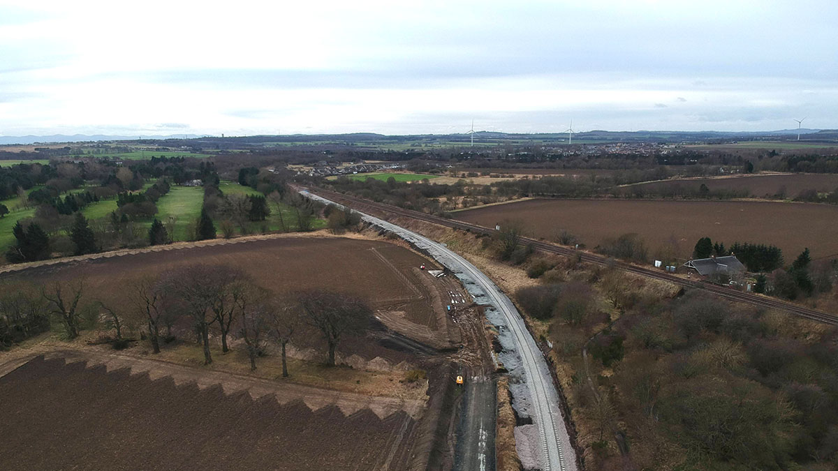 In tents with purpose on Leven project - Rail UK