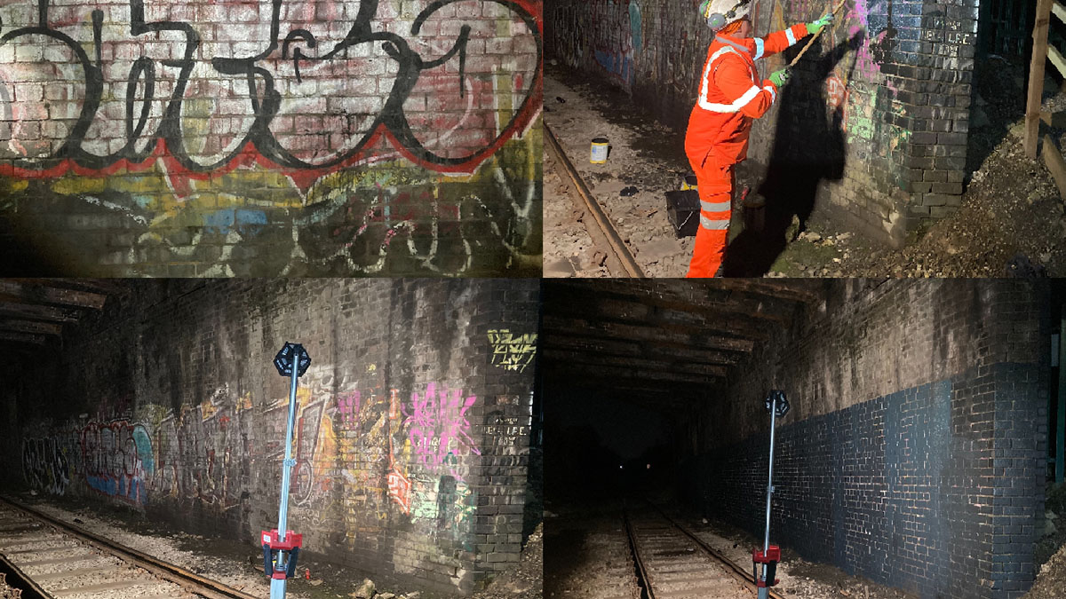 Network Rail carries out £2m spring clean to remove graffiti eyesores ...