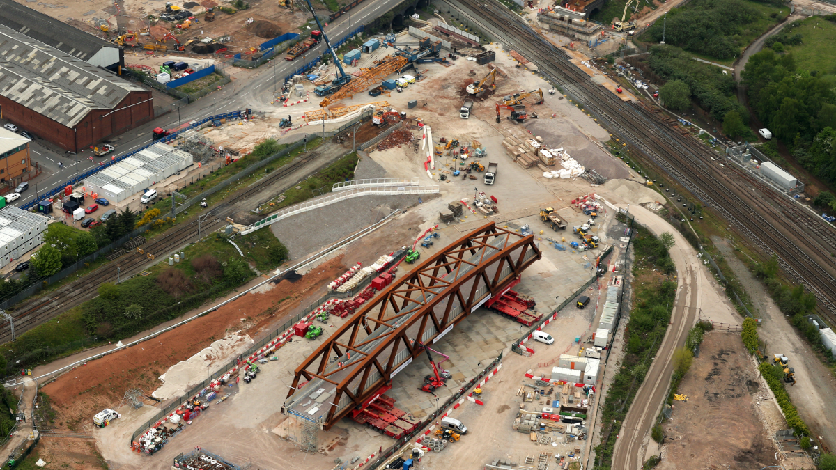 Landmark Birmingham bridge ready for installation - Rail UK