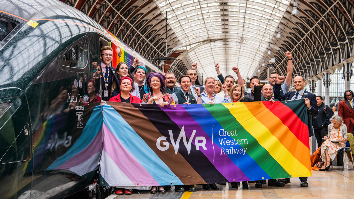 WWII codebreaker Alan Turing honoured as GWR unveils ‘Trainbow’ livery ...