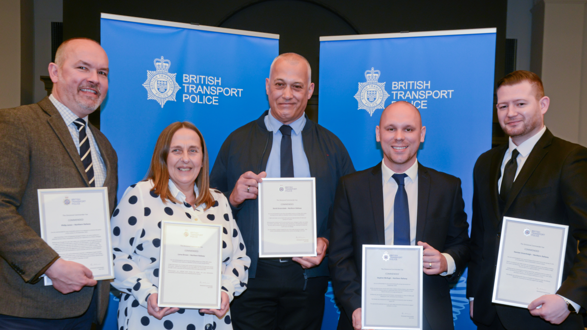 Northern staff member recognised for bravery - Rail UK