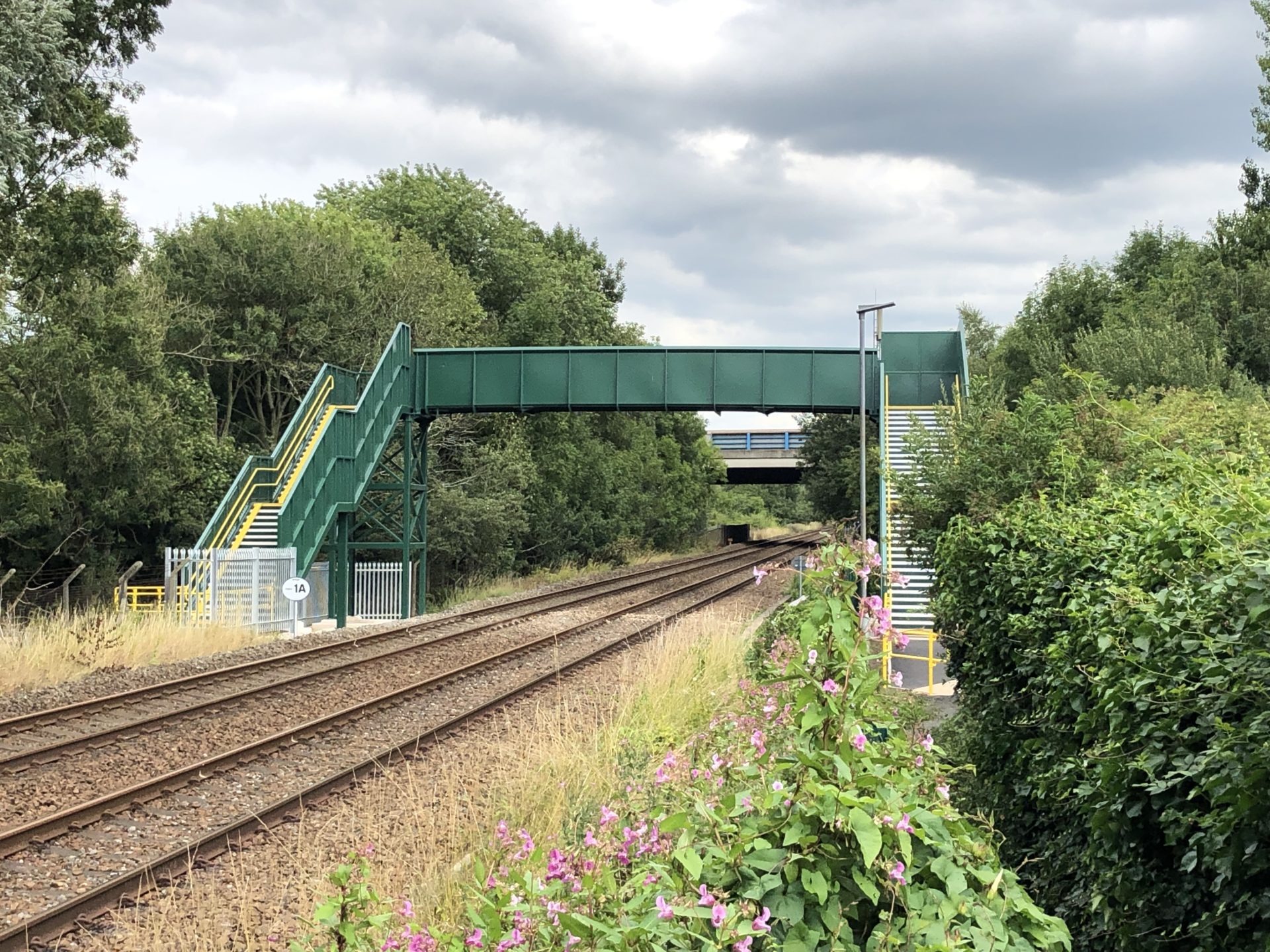 New footbridge creates safer railway crossing in Lancashire - Rail UK