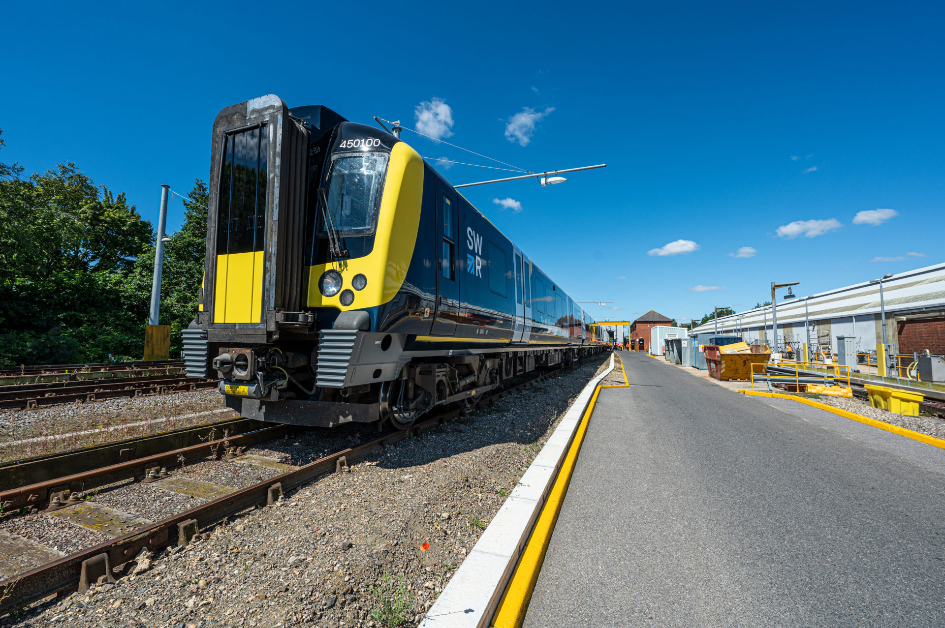 100th repainted SWR Desiro unit unveiled at Bournemouth - Rail UK