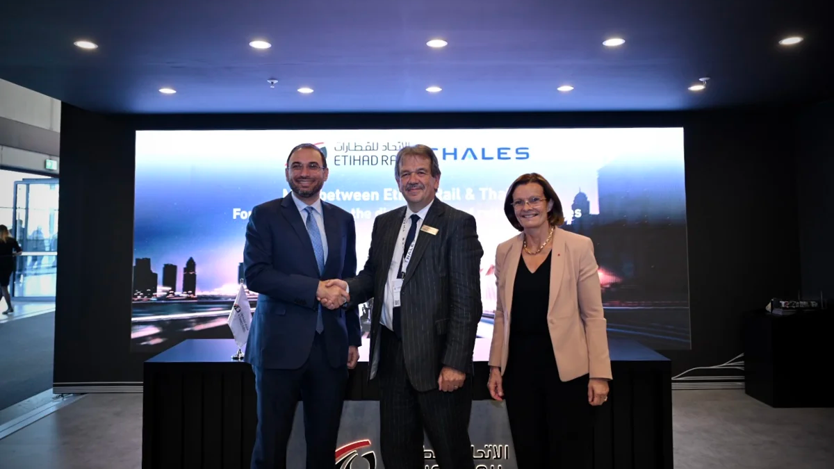 Thales and Etihad Rail sign MoU to support Middle Eastern sustainable ...