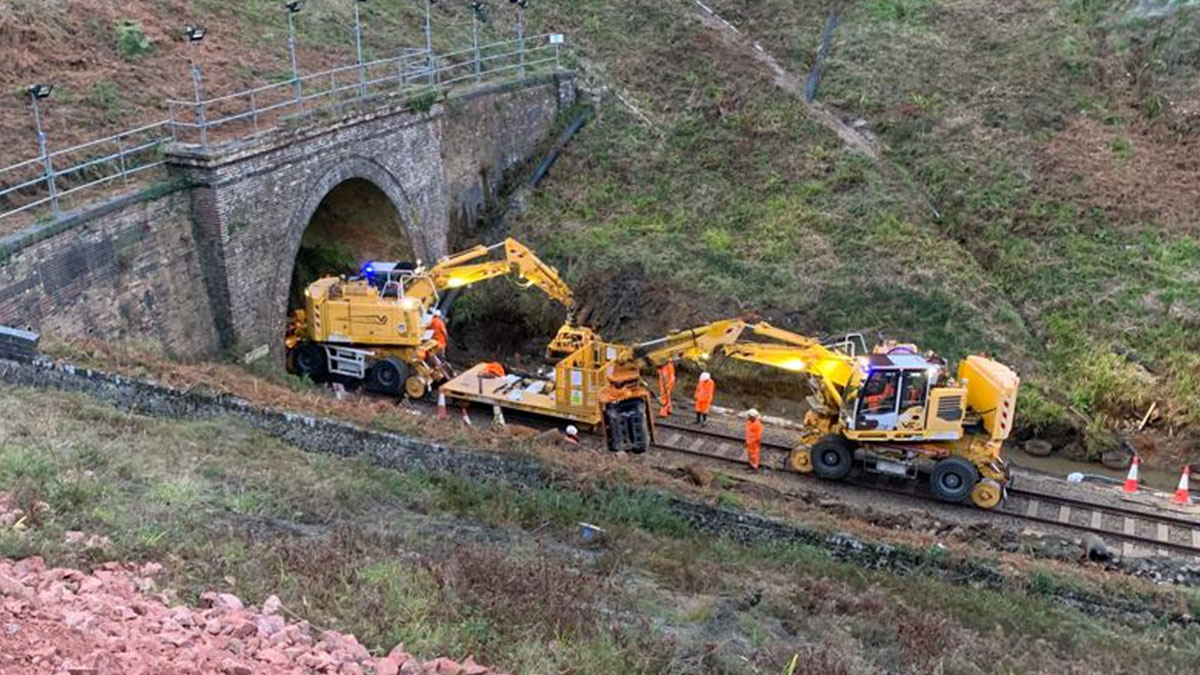 Line reopens between Axminster and Pinhoe, after engineers make great ...