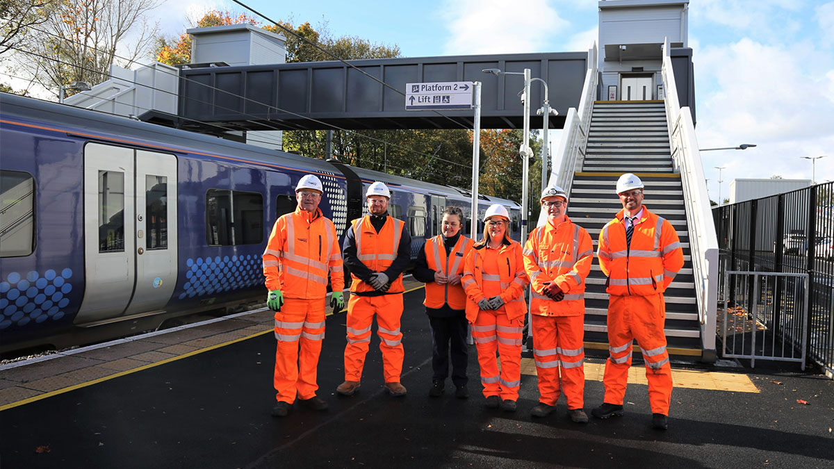 Johnstone station bridges accessibility gap - Rail UK
