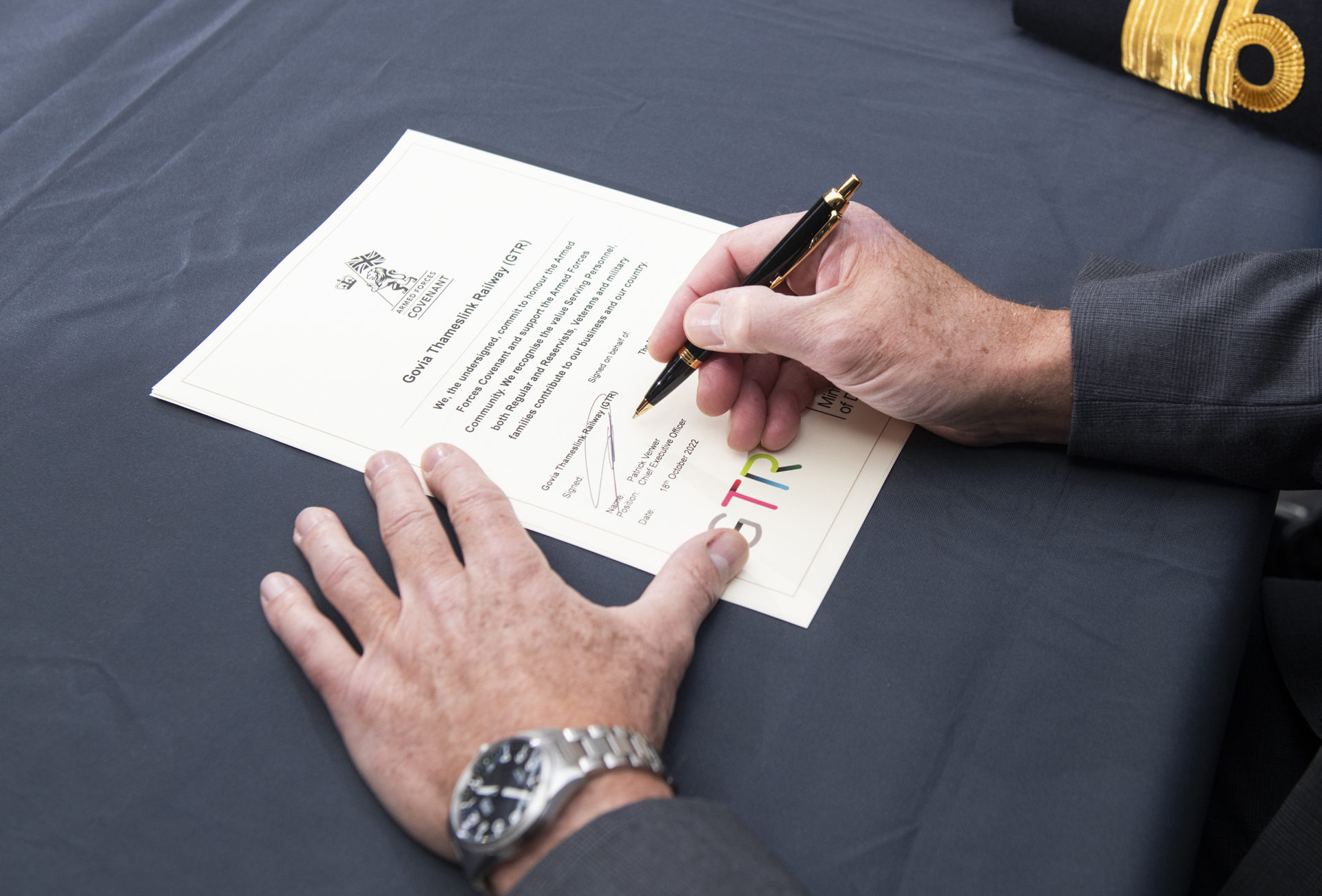 UK’s largest rail operator signs Armed Forces Covenant - Rail UK