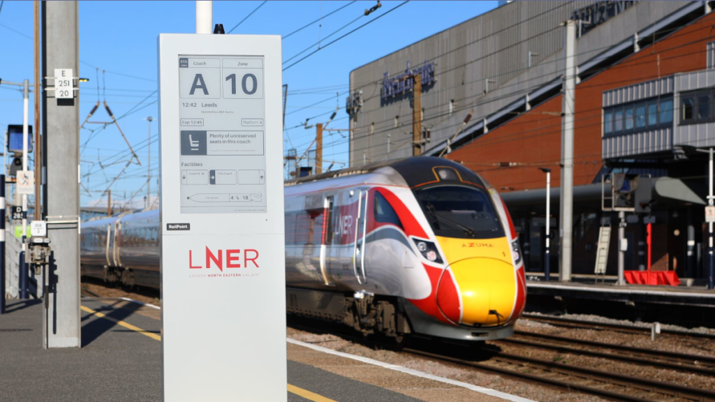 LNER trials new digital displays at Doncaster Station - Rail UK