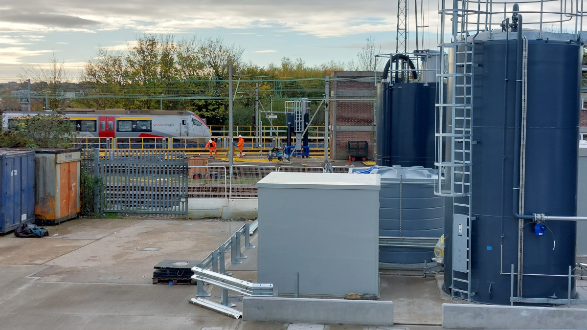 Installation of new equipment at Greater Anglia Colchester depot nears ...
