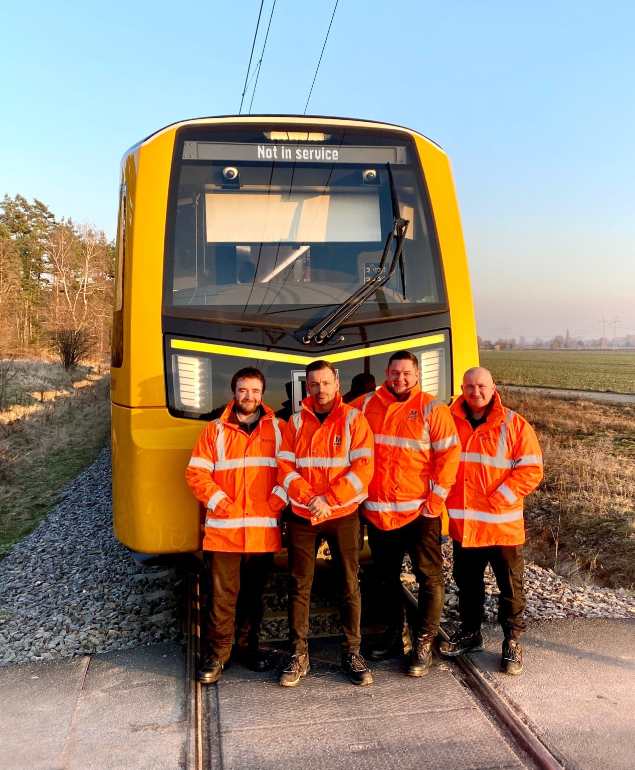 Metro drivers get their first drive of the new Stadler Metro train ...