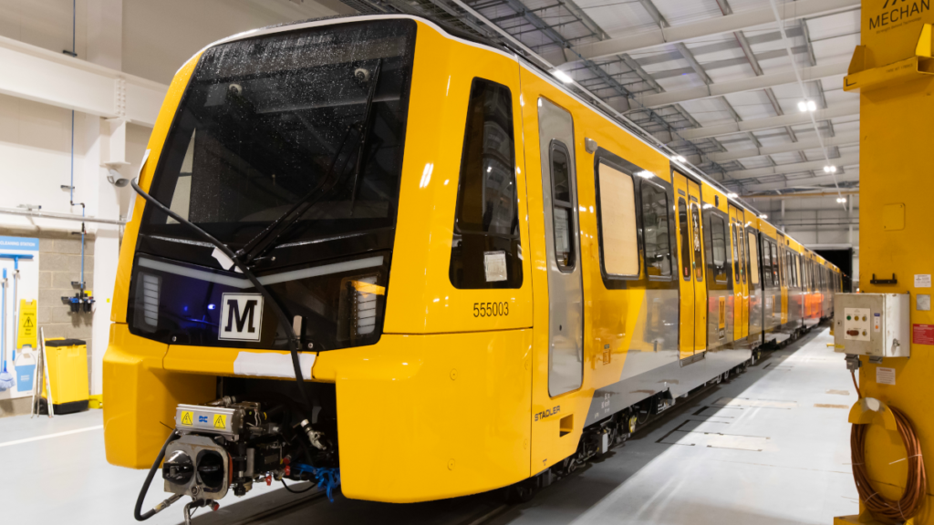 Stadler delivers first Class 555 for the Tyne and Wear Metro - Rail UK