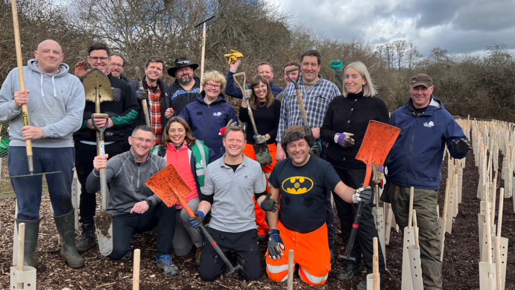 Network Rail volunteers continue planting thousands of trees across the ...